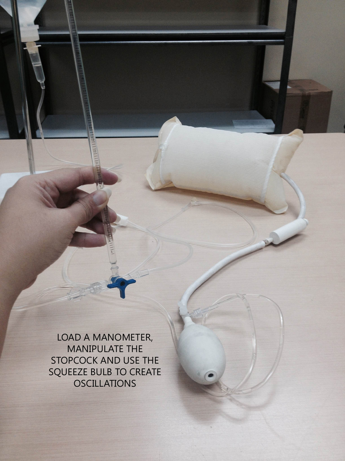 A Low-Cost Improvised CVP Monitoring Simulator